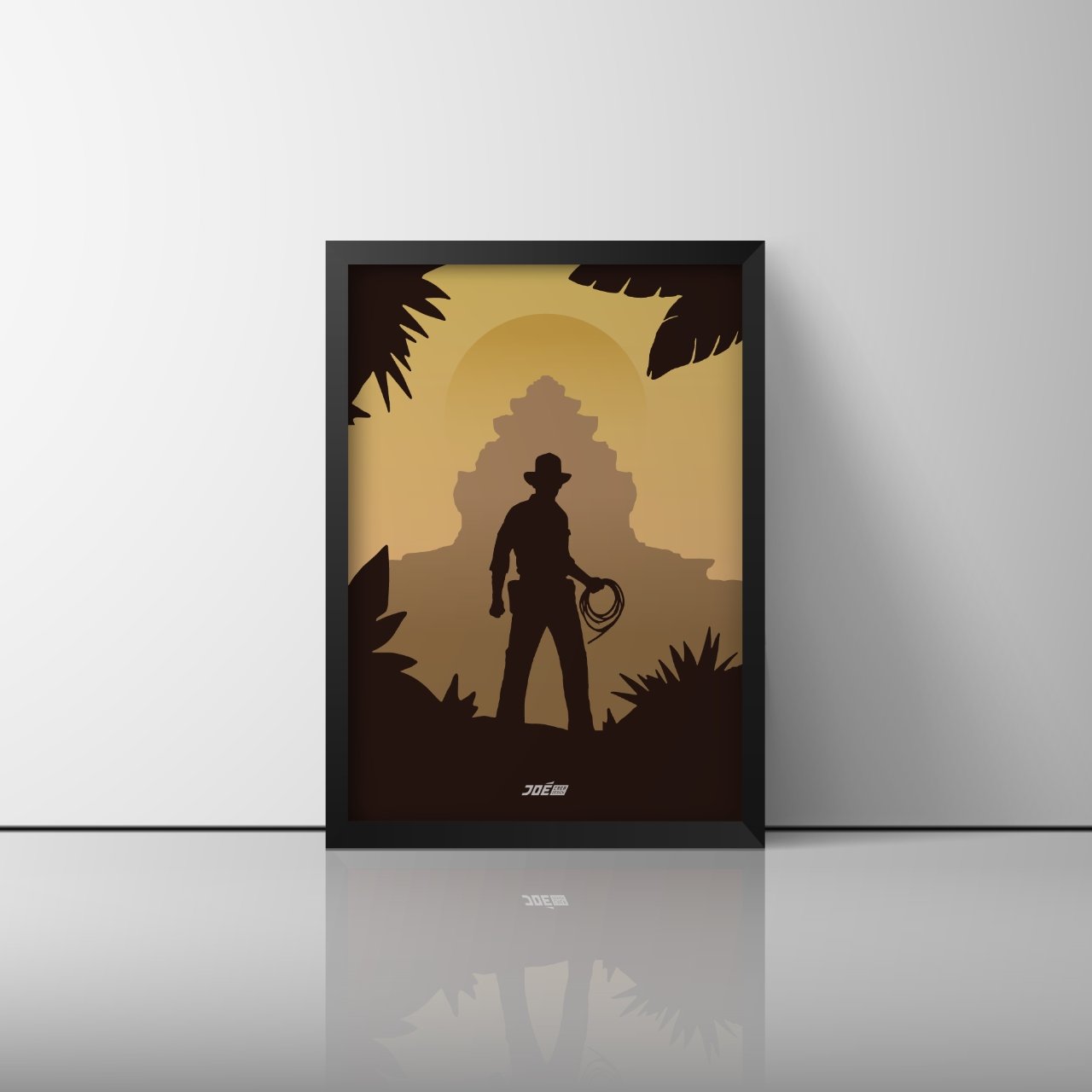 Illustration Indiana Jones - Joé CréaDesign